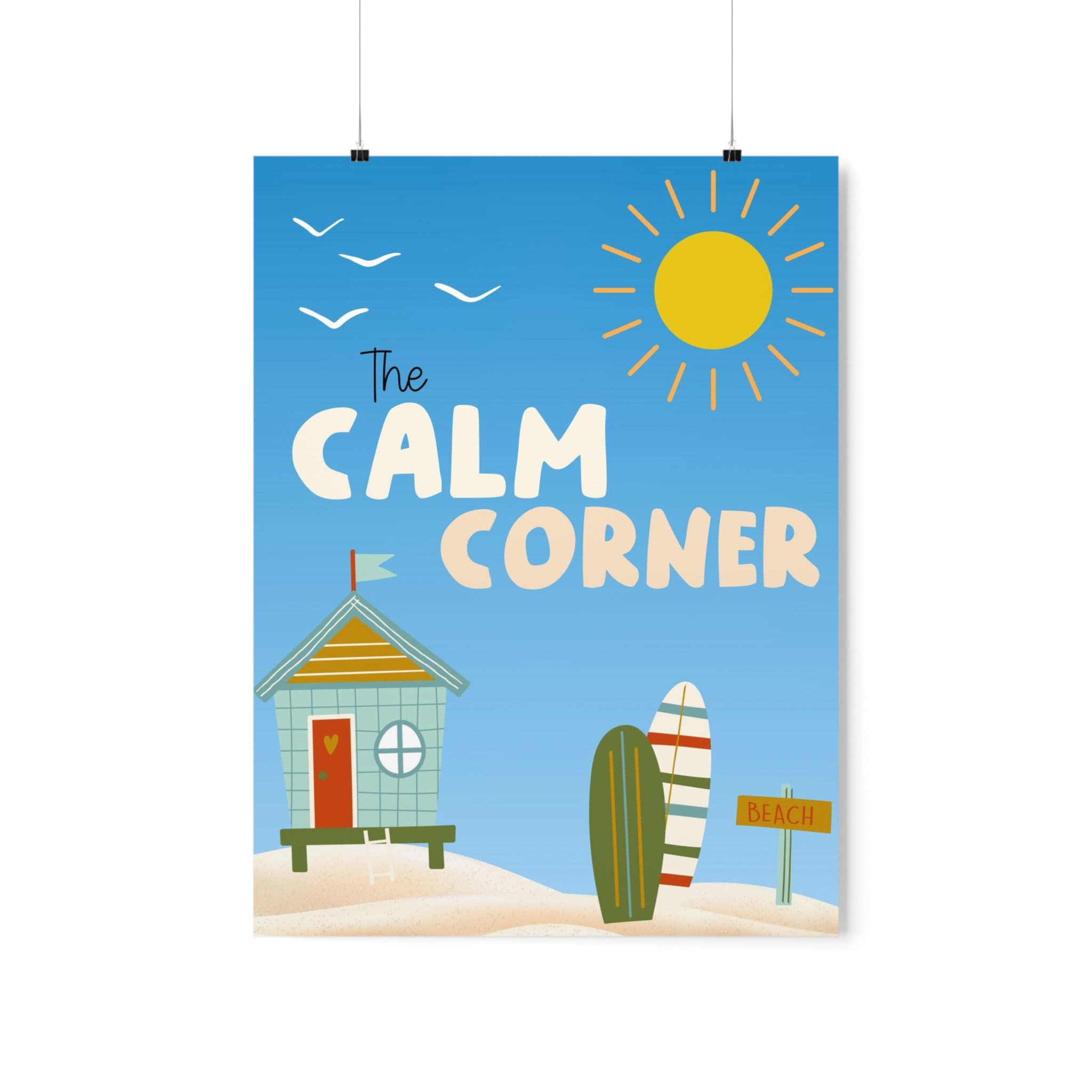 The Calm Corner Poster, Multiple Sizes, Calming Corner, Counselor Decor ...