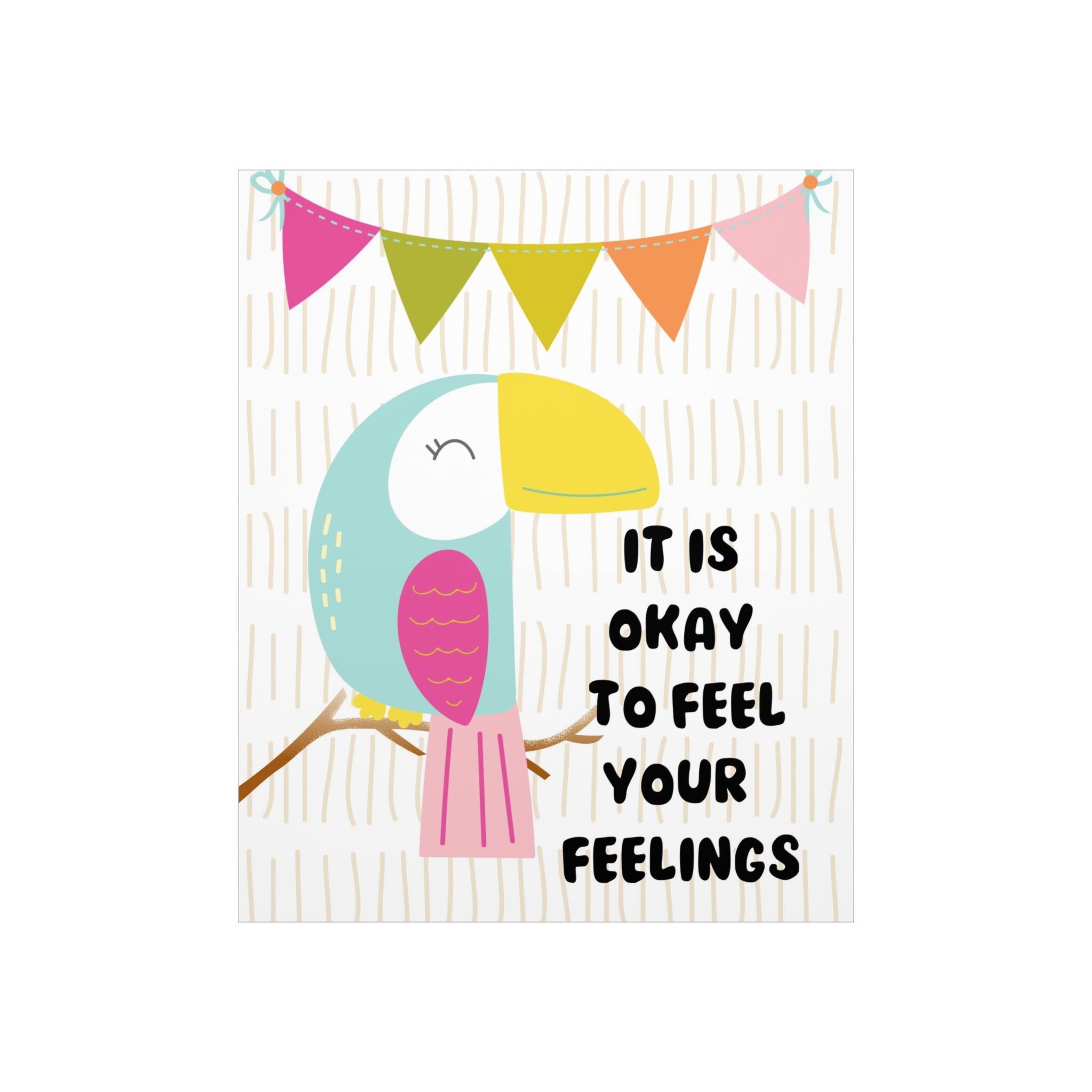 Tropical Positive Affirmation Poster, Multiple Sizes, Calming Corner ...