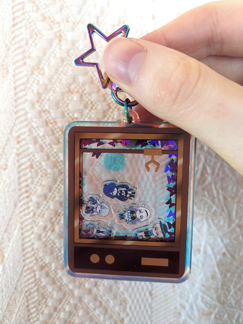 Honkai Star Rail Penacony Vending Machine Acrylic Keychain, With ...