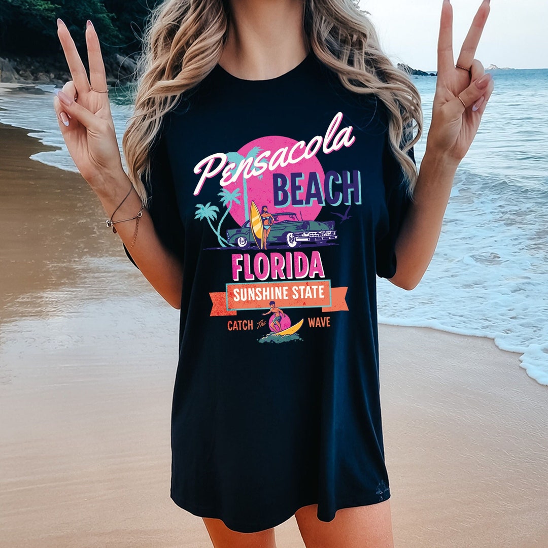 Pensacola Beach Florida T-shirt, Florida Tshirt, Florida Vacation ...