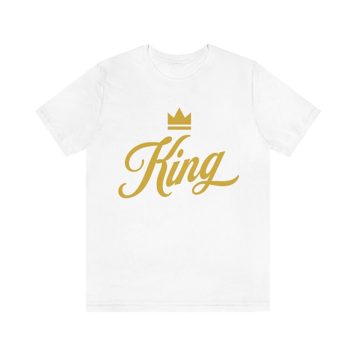 PRINTABLE SVG King Typography for Matching Wife and Husband - Etsy