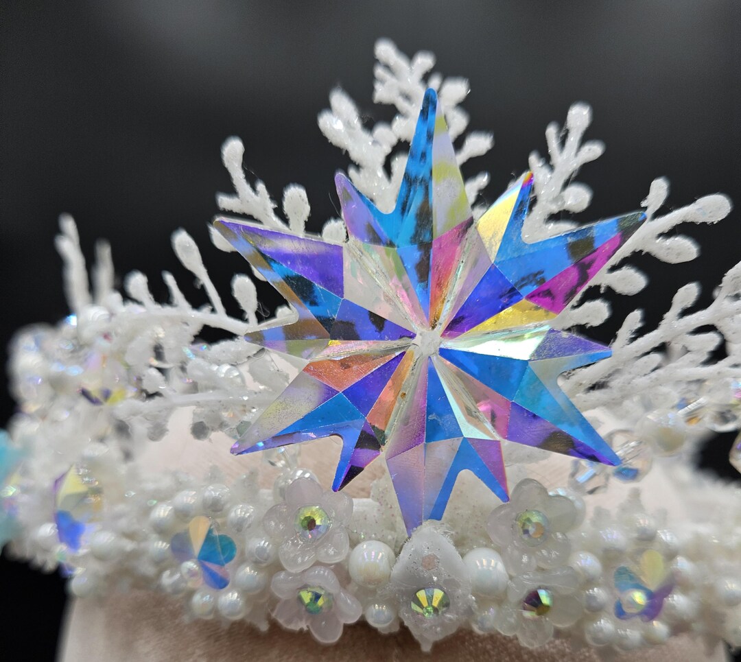 Sparkling Snow Queen Crown: Crystal Rhinestone Winter Tiara - Etsy