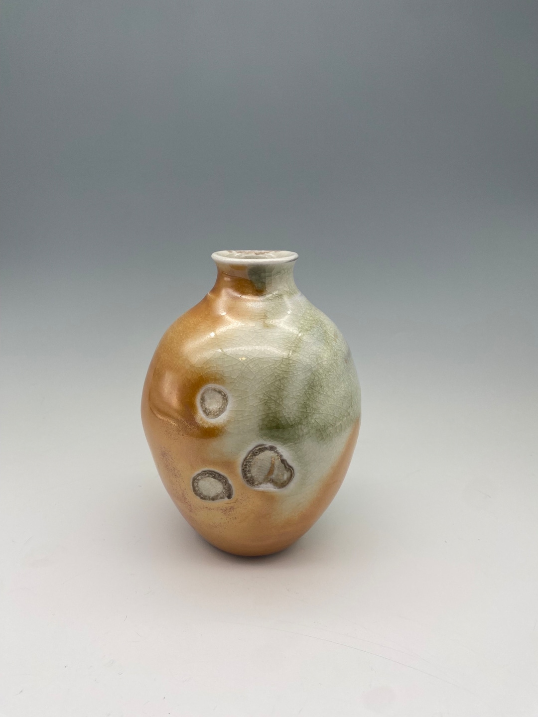 Wood Fired Side Fired Porcelain Vase - Etsy