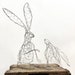 Wire Hare Sculpture DIY Instructions: Illustrated PDF Guide (digital ...