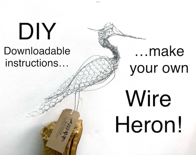 Wire Hare Sculpture DIY Instructions: Illustrated PDF Guide (digital ...