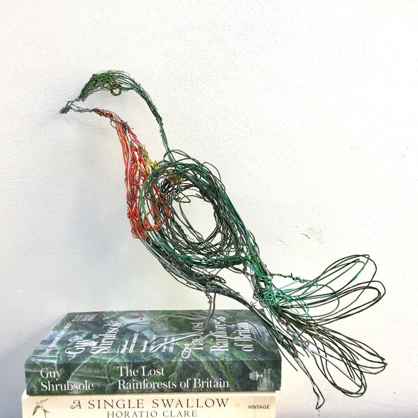 Wire Bird Sculpture - Etsy