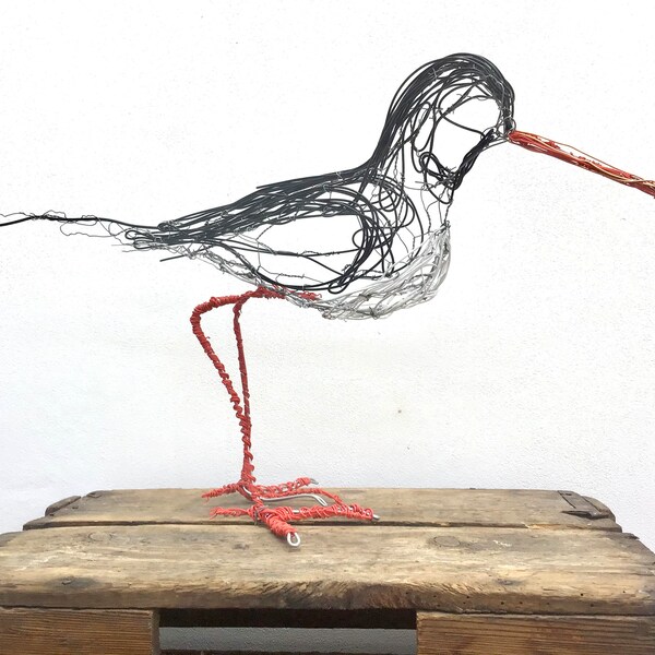 Wire Bird Sculpture - Etsy UK