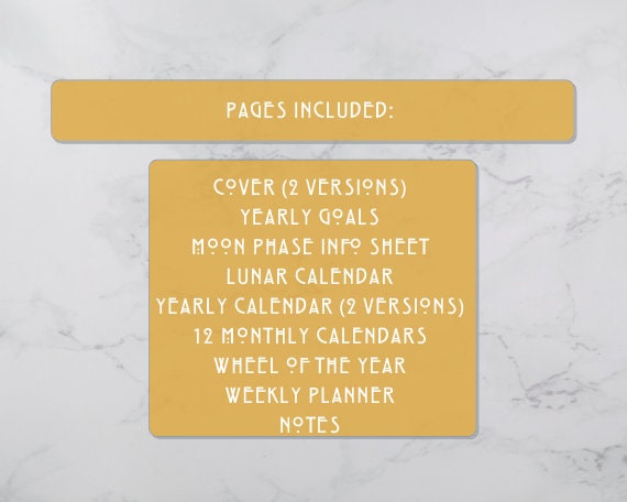 Witchy Planner Celestial Planner Printable Planner - Etsy