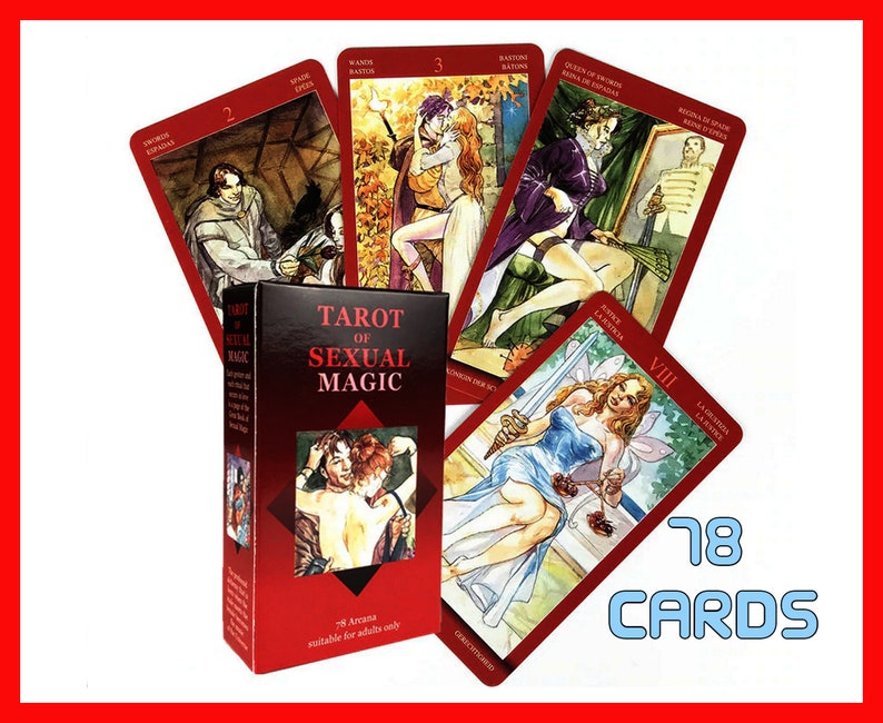 Tarot Of Sexual Magic Tarot Deck 78pcs Tarot Cards Etsy