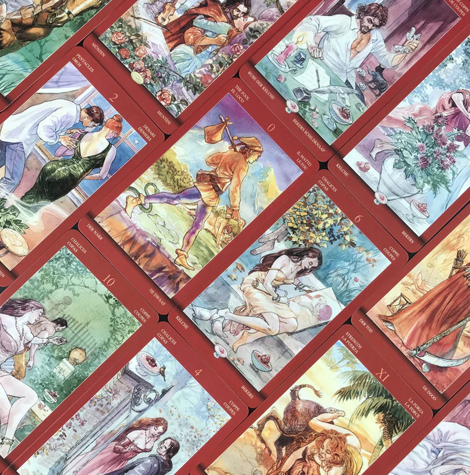Tarot Of Sexual Magic Tarot Deck 78pcs Tarot Cards Etsy
