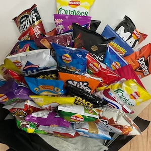 Retro Crisps Savoury Crisp Bouquet | Crisps Gift Hamper | Pub Snacks ...