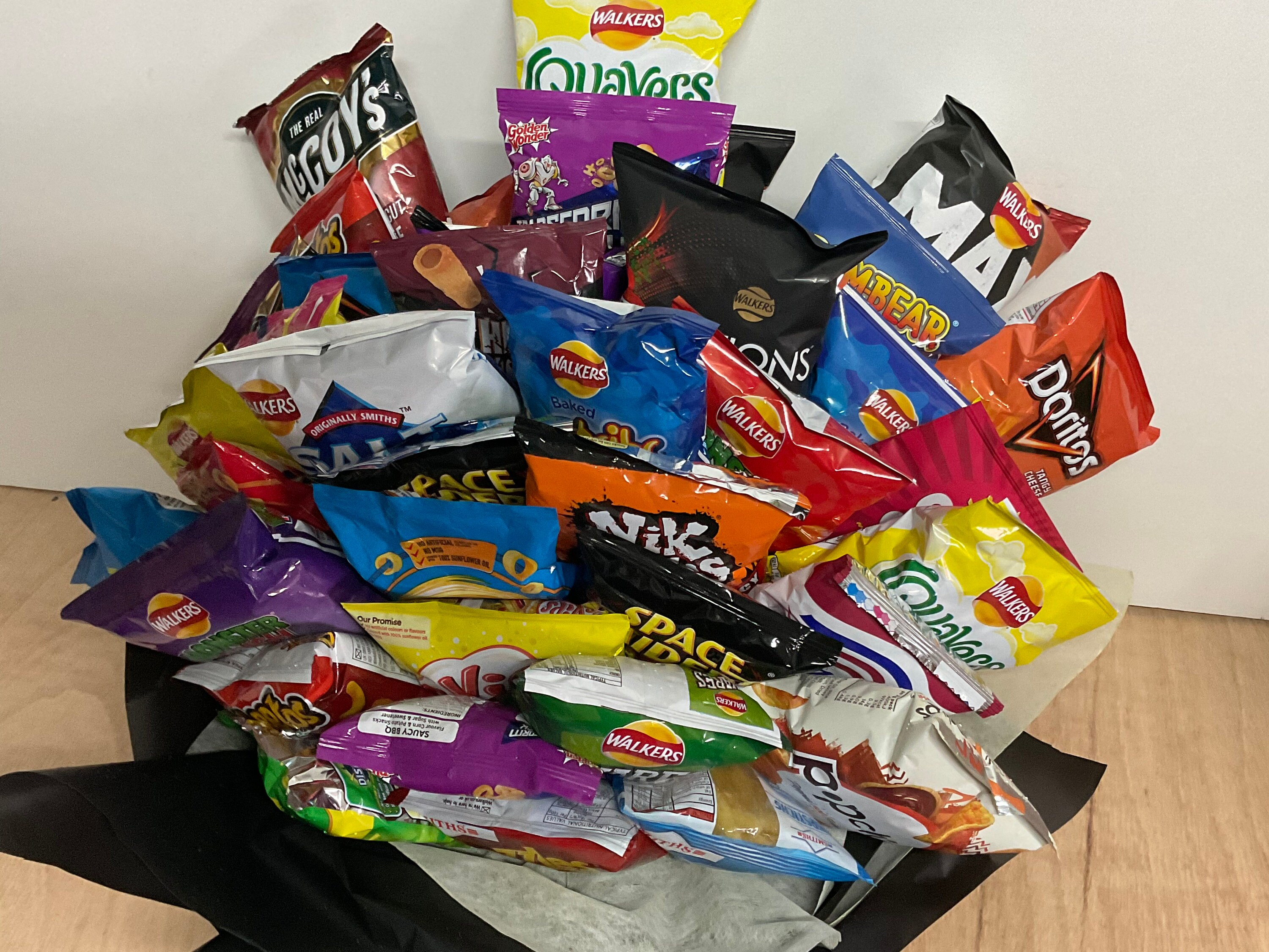 Retro Crisps Savoury Crisp Bouquet | Crisps Gift Hamper | Pub Snacks ...