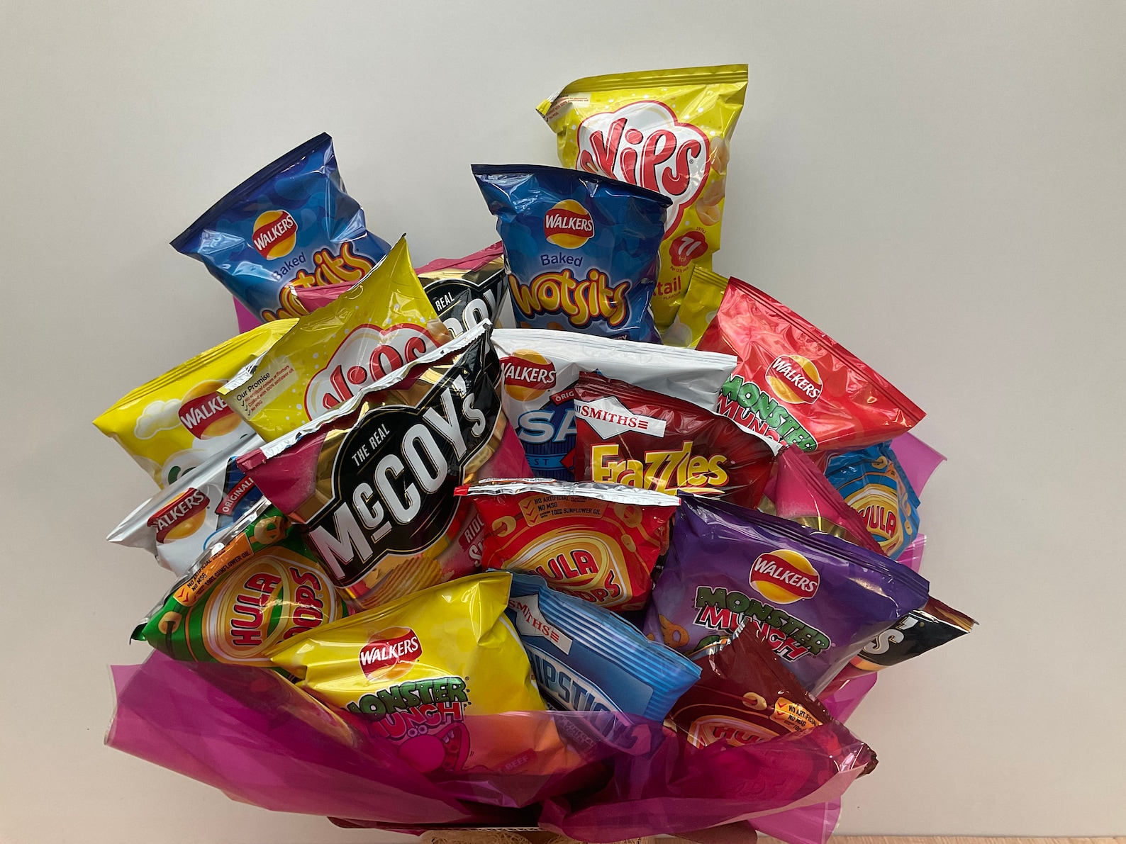 Mixed Crisp Bouquet Gift Set Savoury Hamper Personalised | Etsy UK