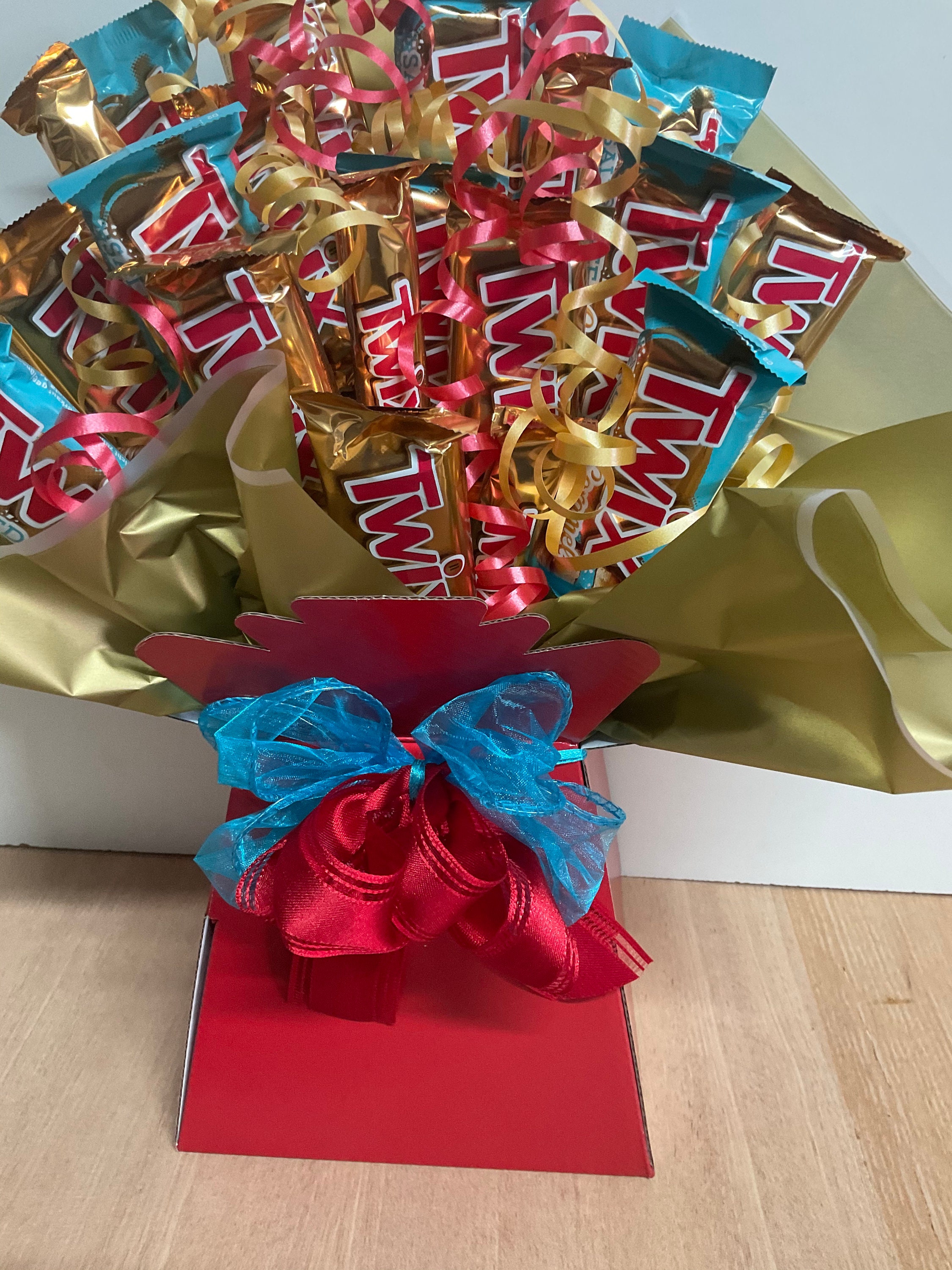 Twix Chocolate Bouquet Twix Set Twix Variety Box Gifts for - Etsy UK