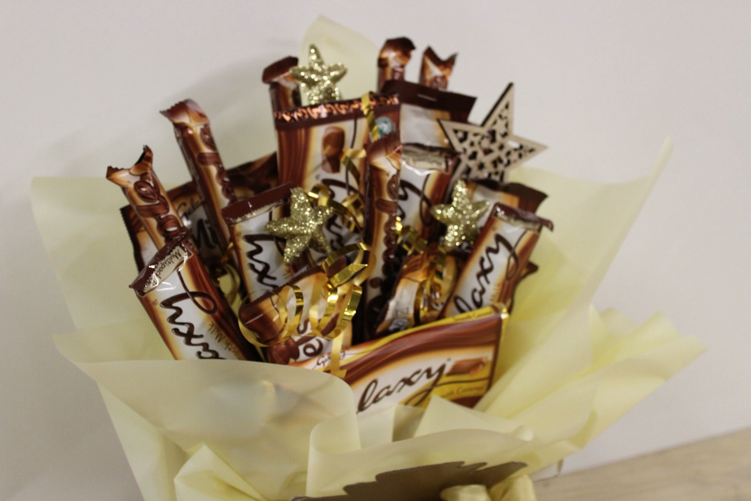 Galaxy Chocolate Bouquet Galaxy Selection Box Galaxy Hamper | Etsy