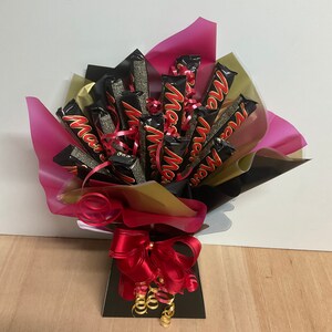 Mars Bar Chocolate Bouquet, Mars Bar Selection Box, Chocolate Hamper ...