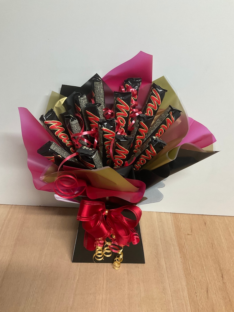 Mars Bar Chocolate Bouquet Mars Bar Selection Box Chocolate - Etsy UK