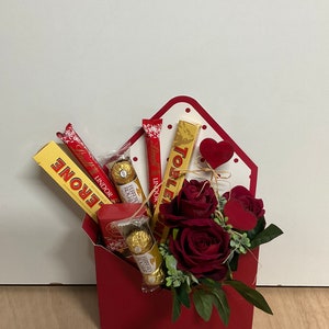 Toblerone Chocolate Gift Box, Ferrero Rocher, Valentine’s Day, Box of ...