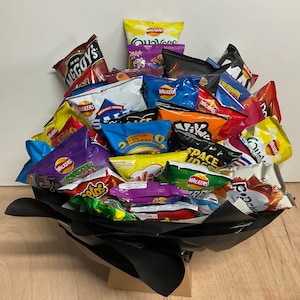 Retro Crisps Savoury Crisp Bouquet | Crisps Gift Hamper | Pub Snacks ...