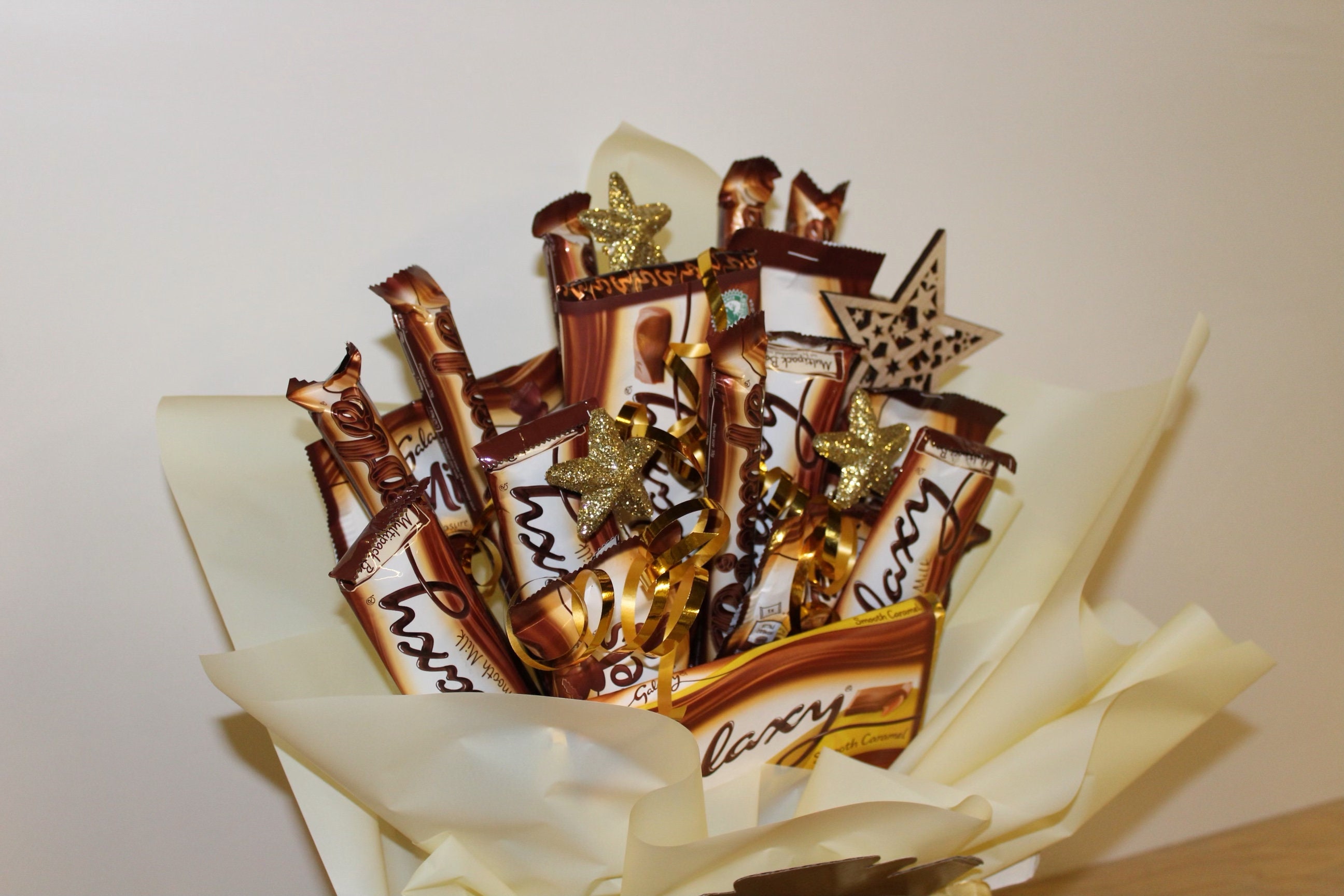 Galaxy Chocolate Bouquet Galaxy Selection Box Galaxy Hamper | Etsy