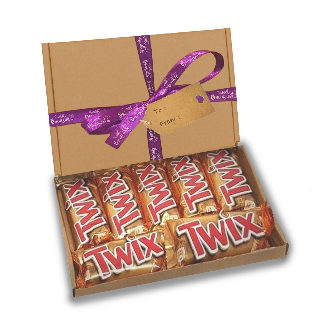 Caramel Twix Chocolate Selection Box, Chocolate Hamper, Gifts For Him ...