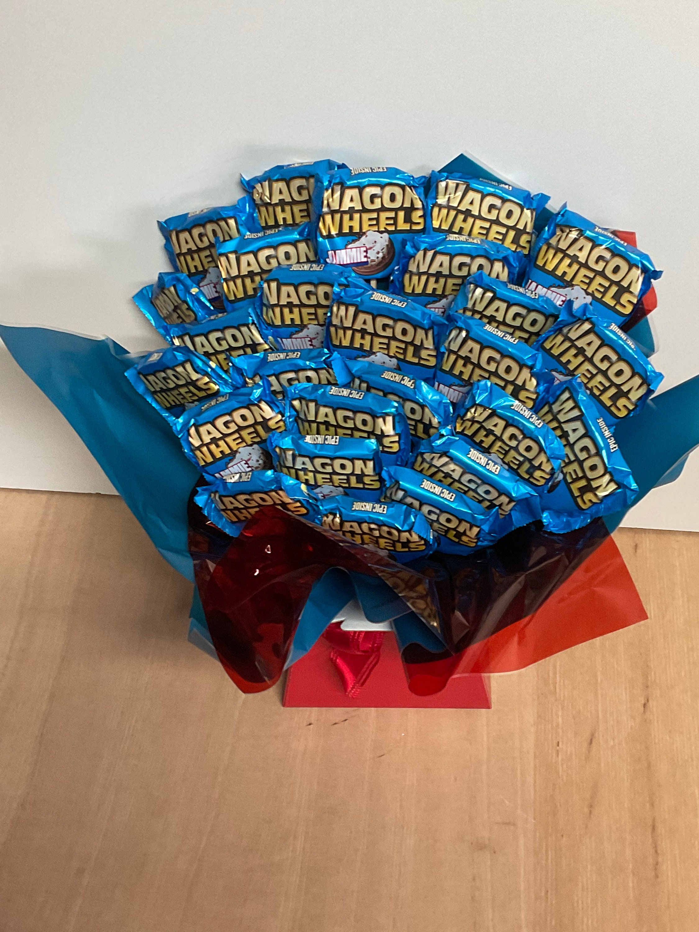 Wagon Wheel Chocolate Bouquet Chocolate Bouquet Gifts For | Etsy