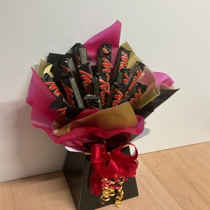 Mars Bar Chocolate Bouquet, Mars Bar Selection Box, Chocolate Hamper ...