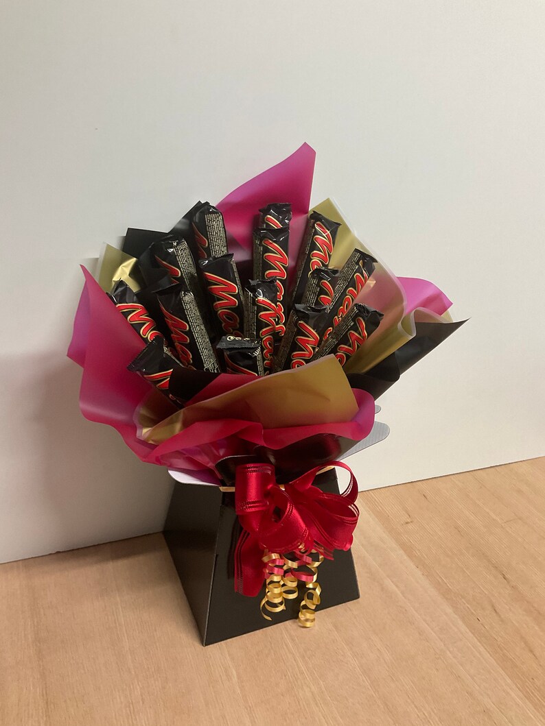 Mars Bar Chocolate Bouquet Mars Bar Selection Box Chocolate - Etsy UK