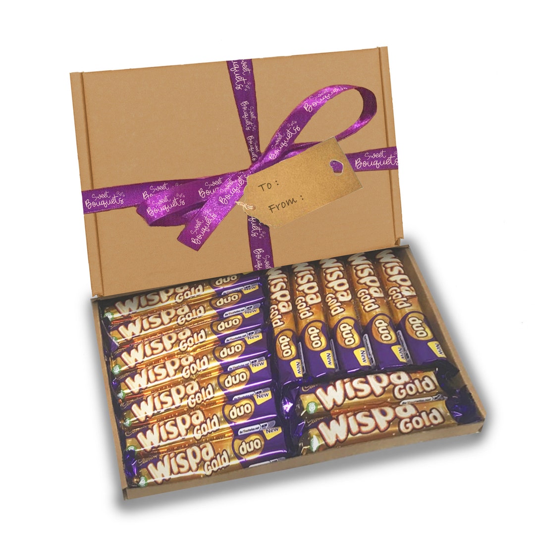 Cadburys Caramel Wispa Gold Chocolate Selection Box, Chocolate Hamper ...