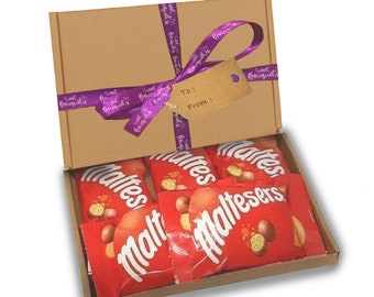 Maltesers Chocolate Hamper Box Gift Personalised Sweet Treat - Etsy UK