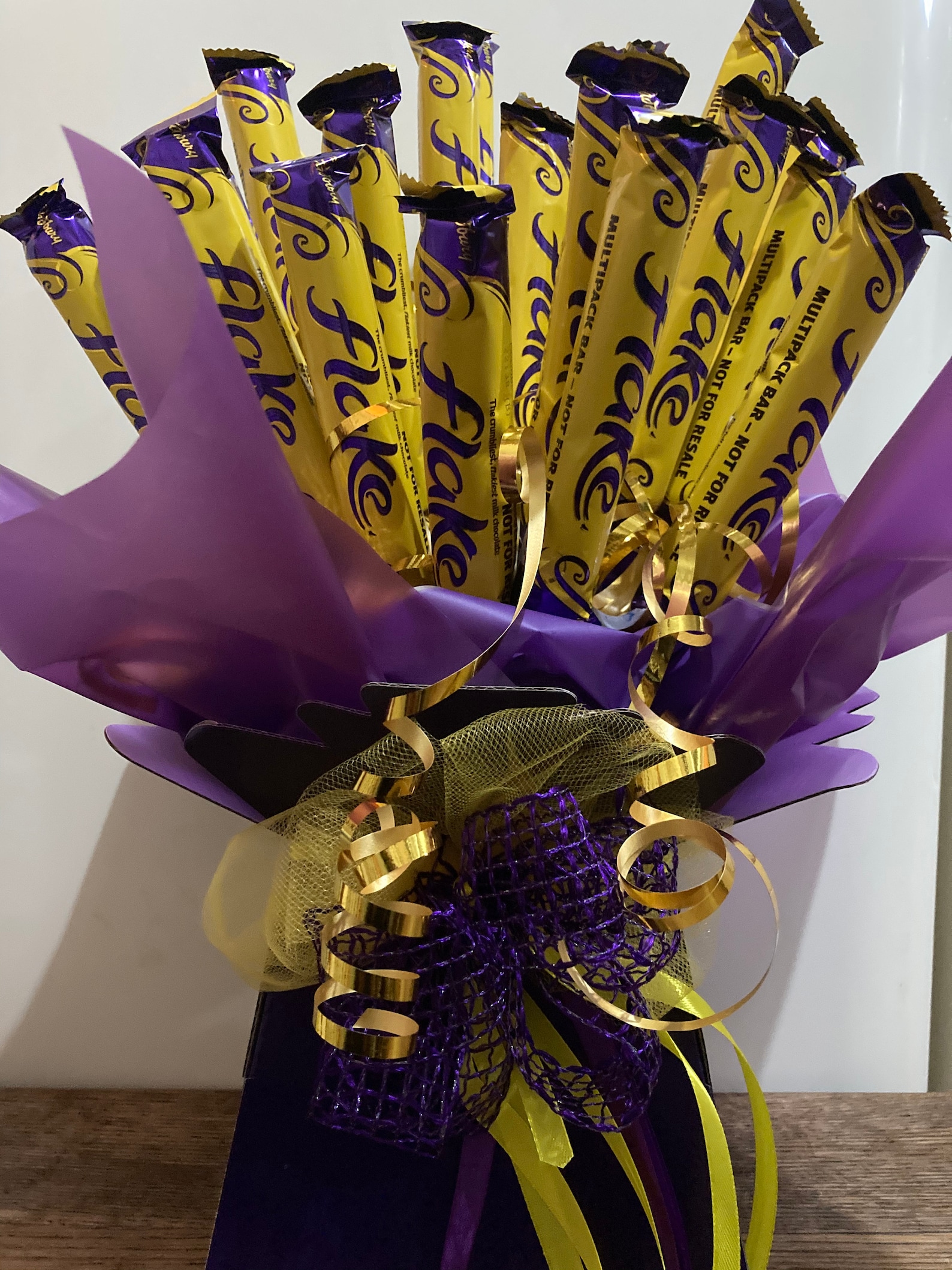 Cadburys Chocolate Flake Bouquet, Cadbury Flake, Gifts for Him and Her ...