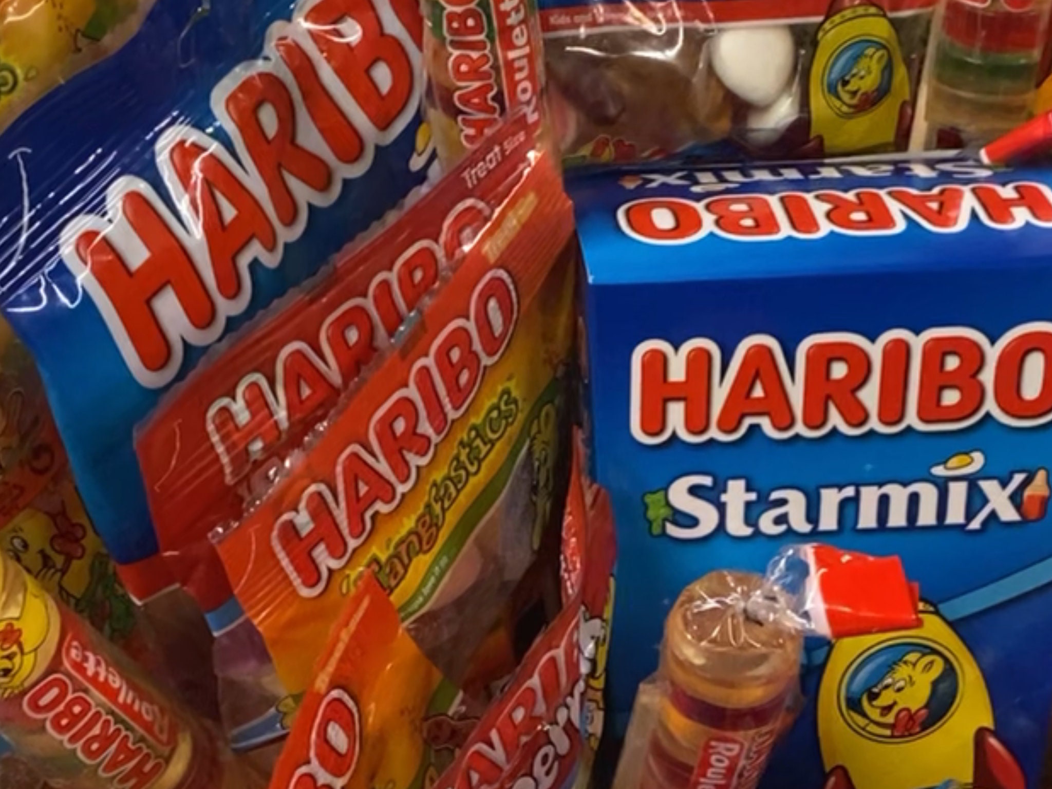 Haribo Sweet Gift Bouquet Haribo Hamper Sweet and Chocolate | Etsy UK