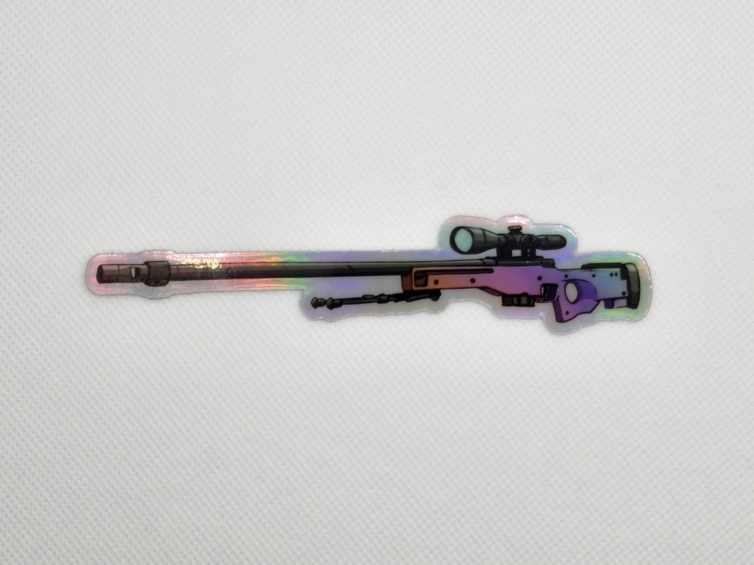 AWP Holo Sticker Holo Gun Sticker CS:GO Sticker Gaming Holographic ...