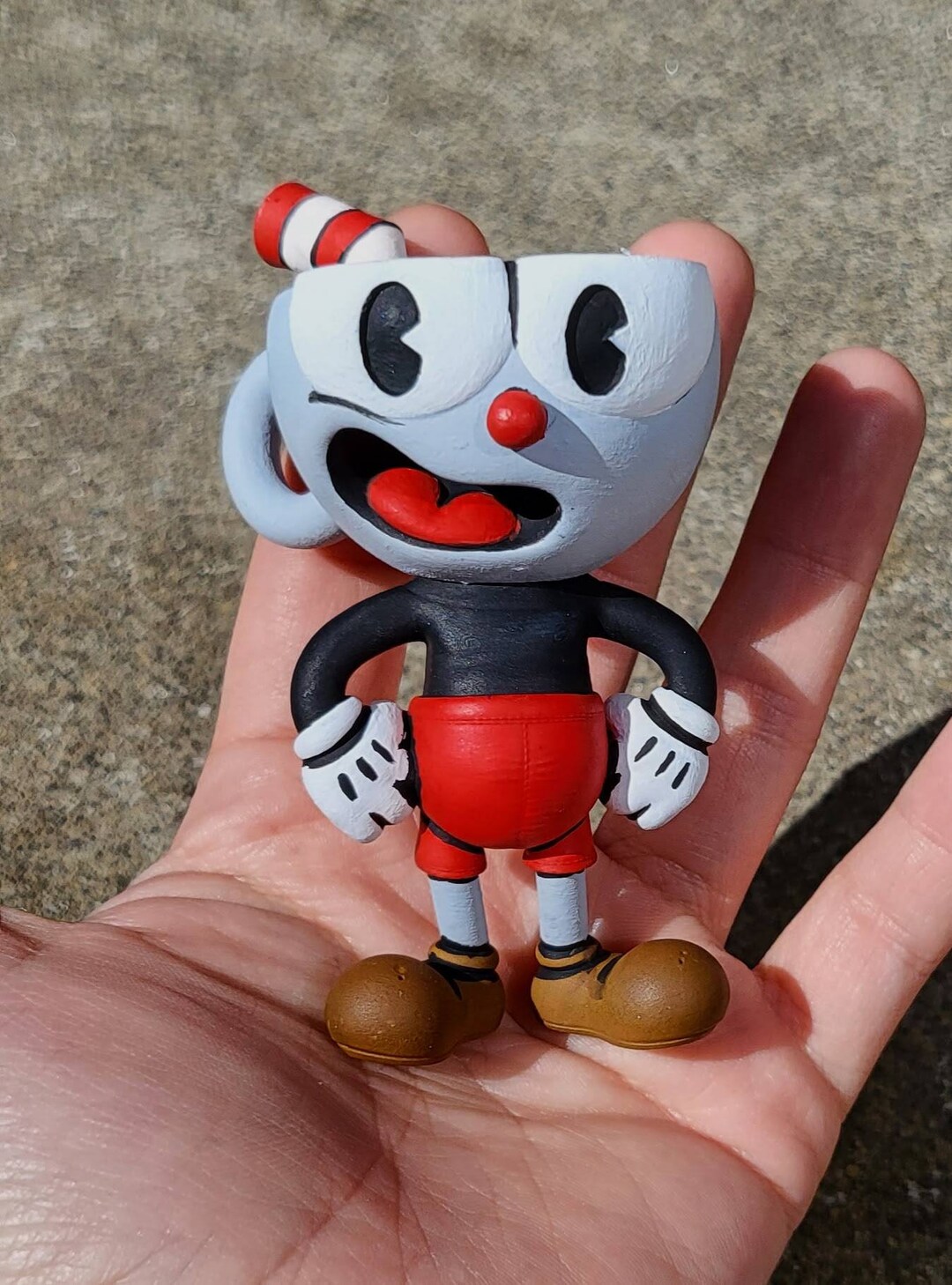 Cuphead ( Stand or Diorama Available ): Cuphead Game Replica - Etsy