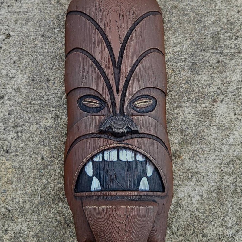 Tiki Head - Etsy