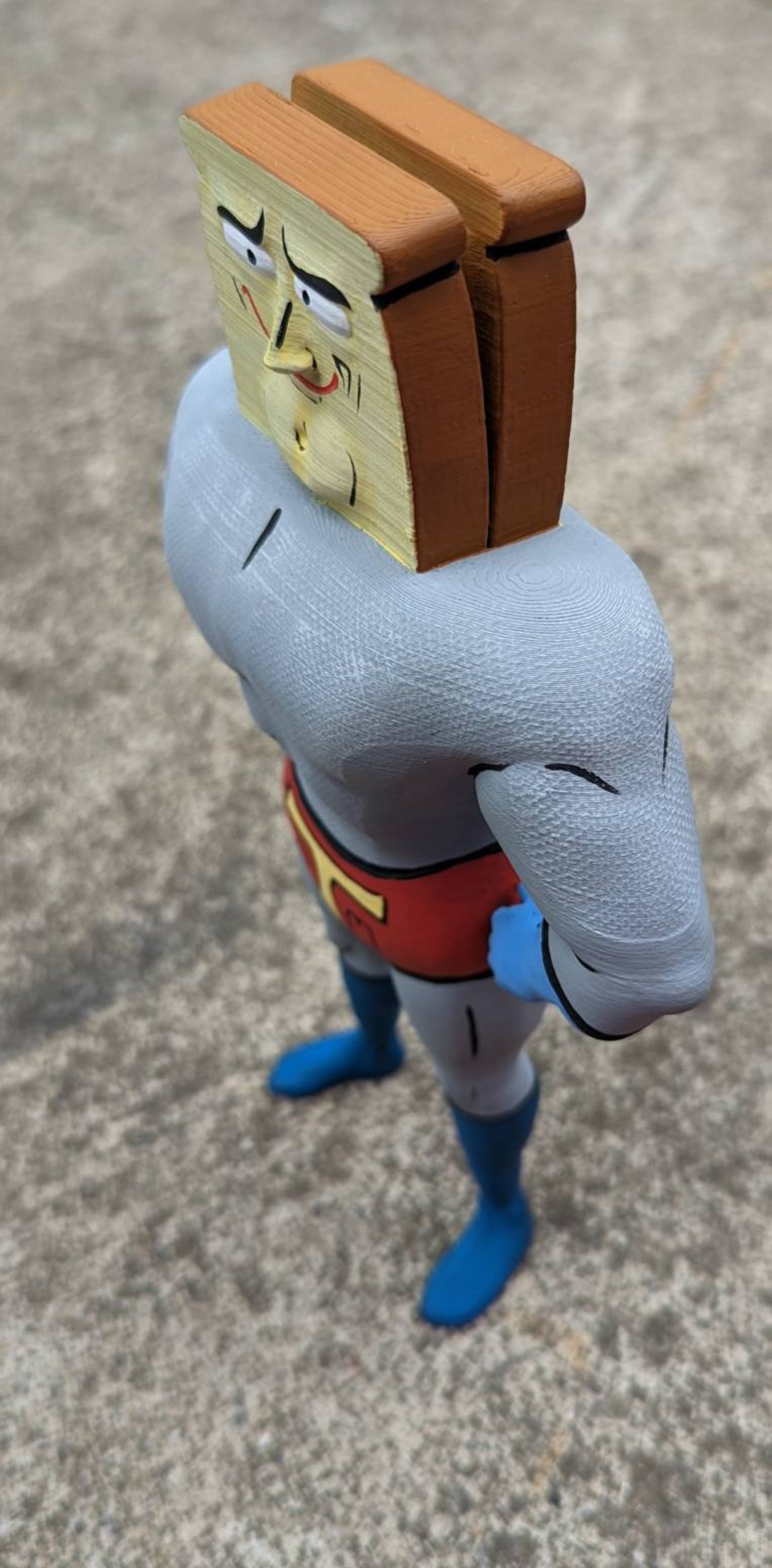 Powdered Toast Man , 3D Printed Ren and Stimpy Replica - Etsy