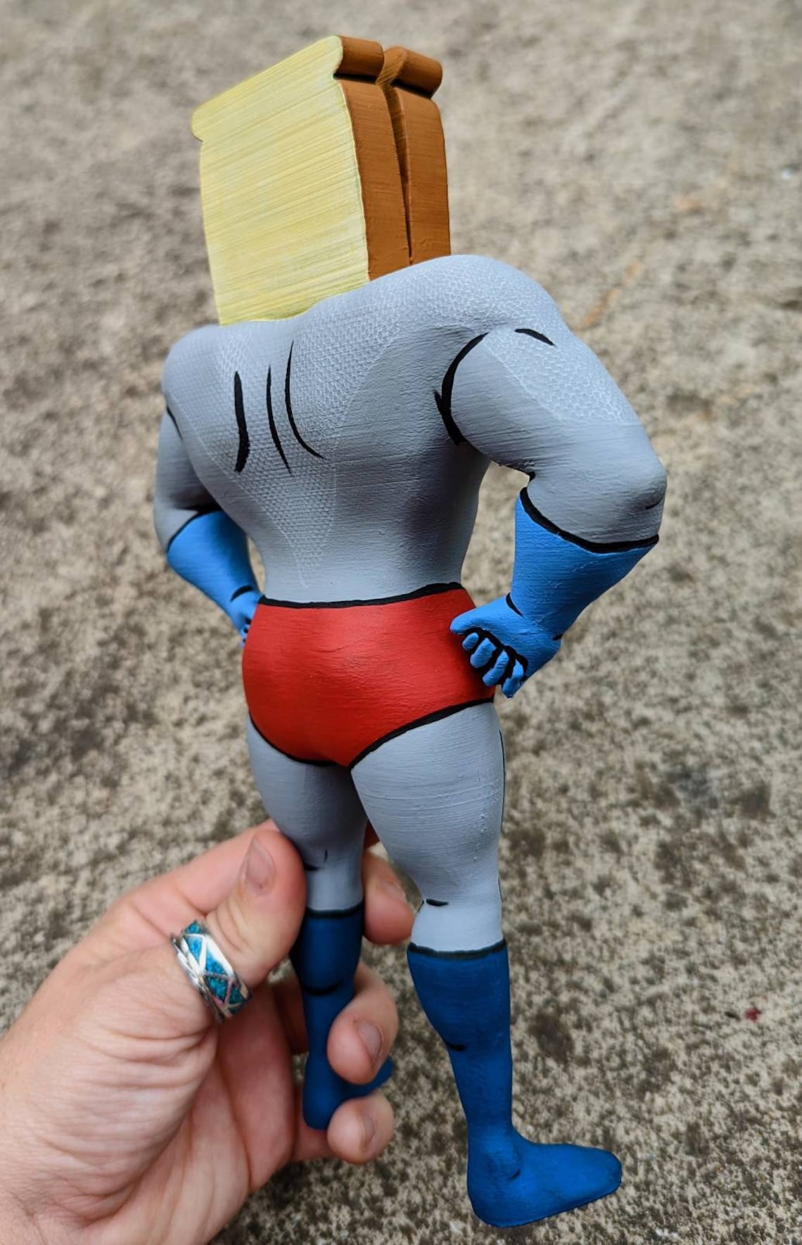 Powdered Toast Man , 3D Printed Ren and Stimpy Replica - Etsy
