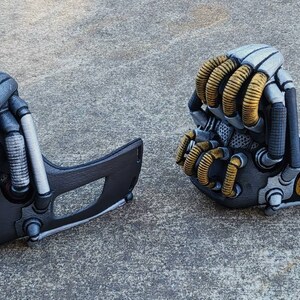 Gold Detailed Bane Mask 3D Print ( Dark Knight ), Cosplay, Collection ...