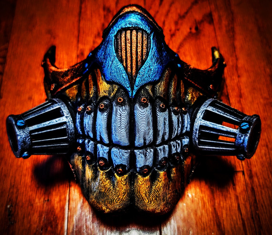 Mad Max Post-apocalyptic Respirator Mask Custom Painted 3D - Etsy