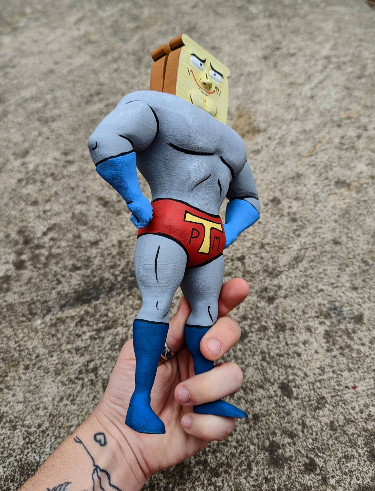 Powdered Toast Man , 3D Printed Ren and Stimpy Replica - Etsy