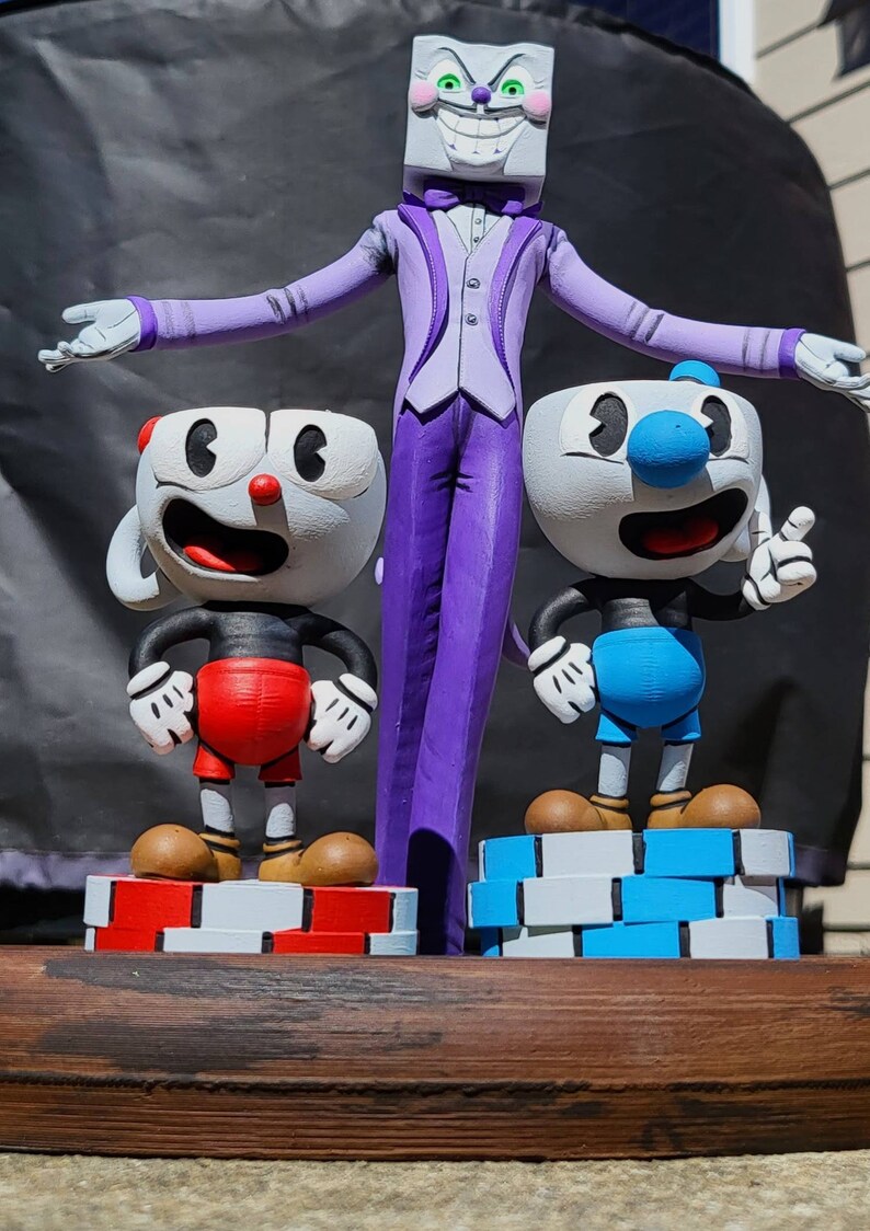 Cuphead Stand or Diorama Available : Cuphead Game Replica - Etsy
