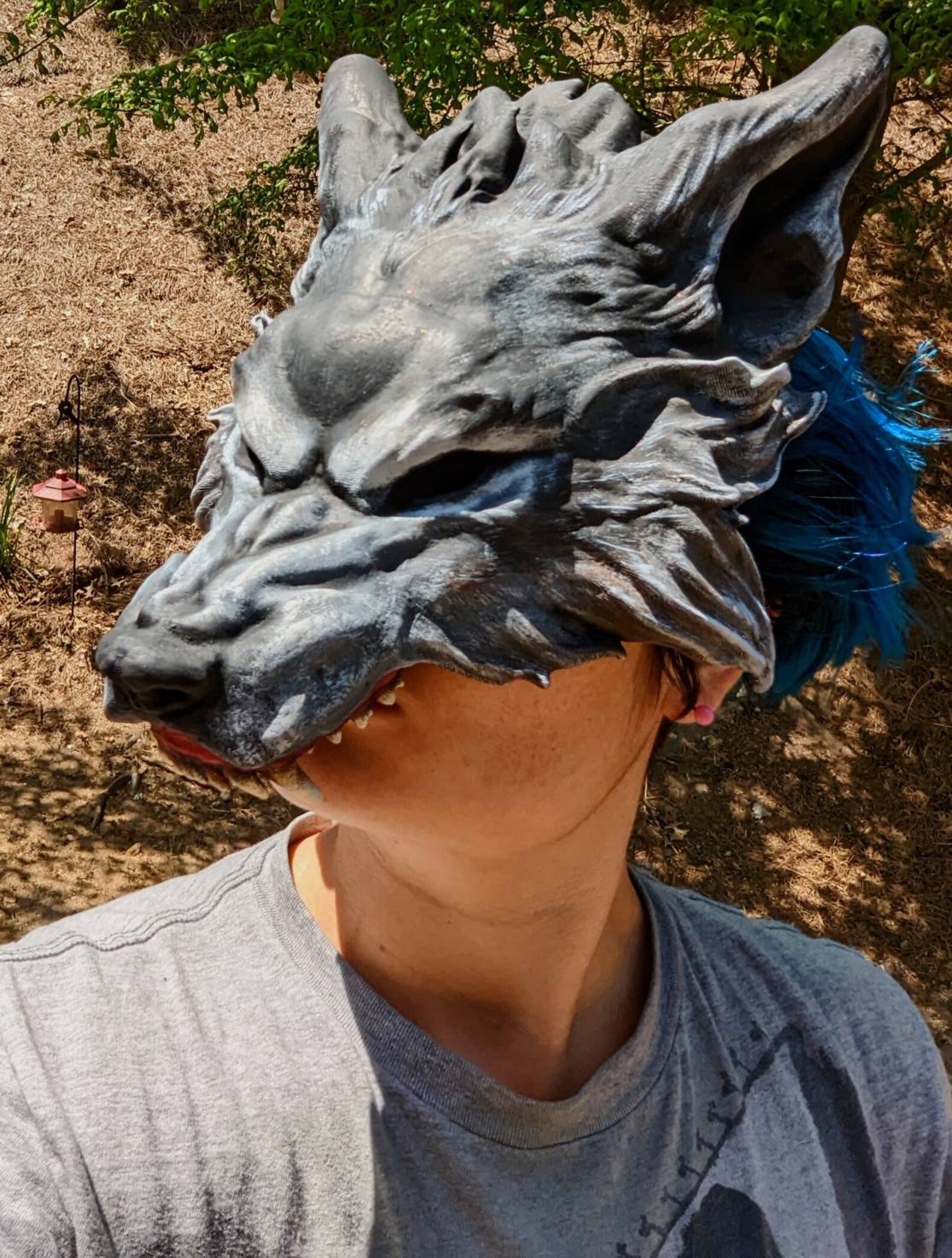 Black Wolf Mask : 3D Printed Replica - Etsy