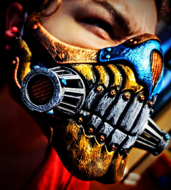 Mad Max Post-apocalyptic Respirator Mask Custom Painted 3D | Etsy
