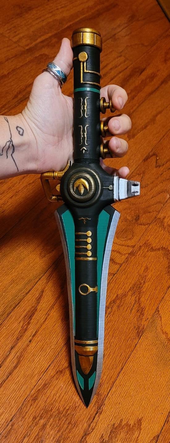Green Dragon Dagger Green Ranger : 3D Printed Power Rangers - Etsy