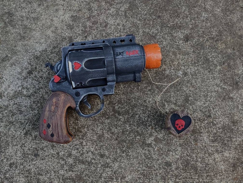 Harley Quinn Original POP Gun / Revolver Variation : 3D - Etsy