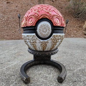 Deluxe Pokeball W/ Stand : 3D Printed - Etsy