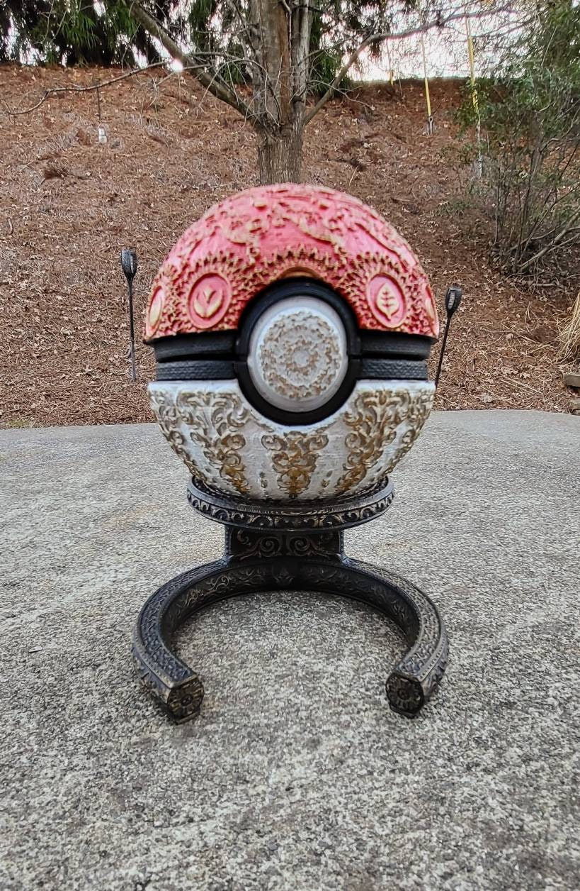 Deluxe Pokeball W/ Stand : 3D Printed - Etsy