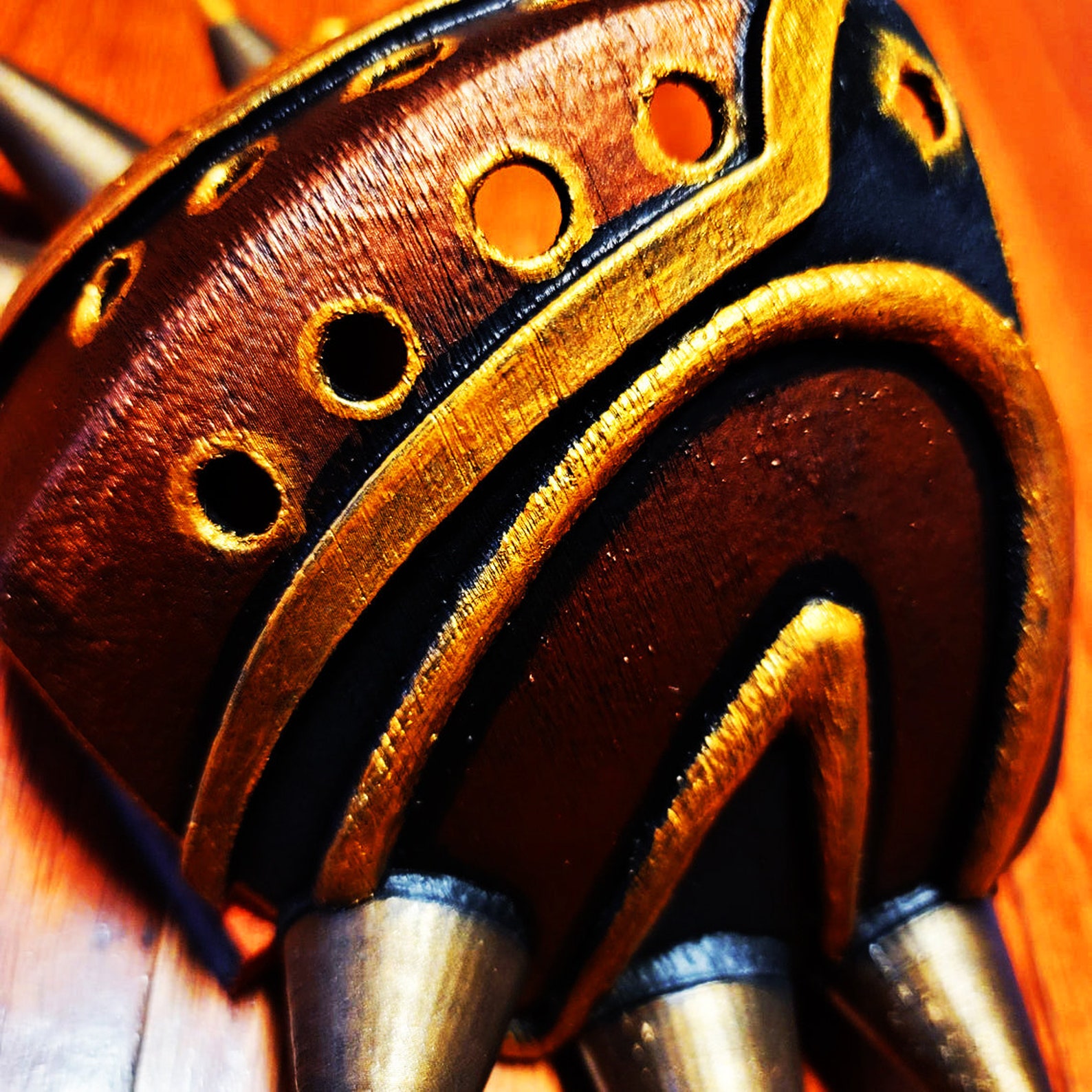 Spiked Steampunk Mask Custom Painted 3D Printed | Etsy