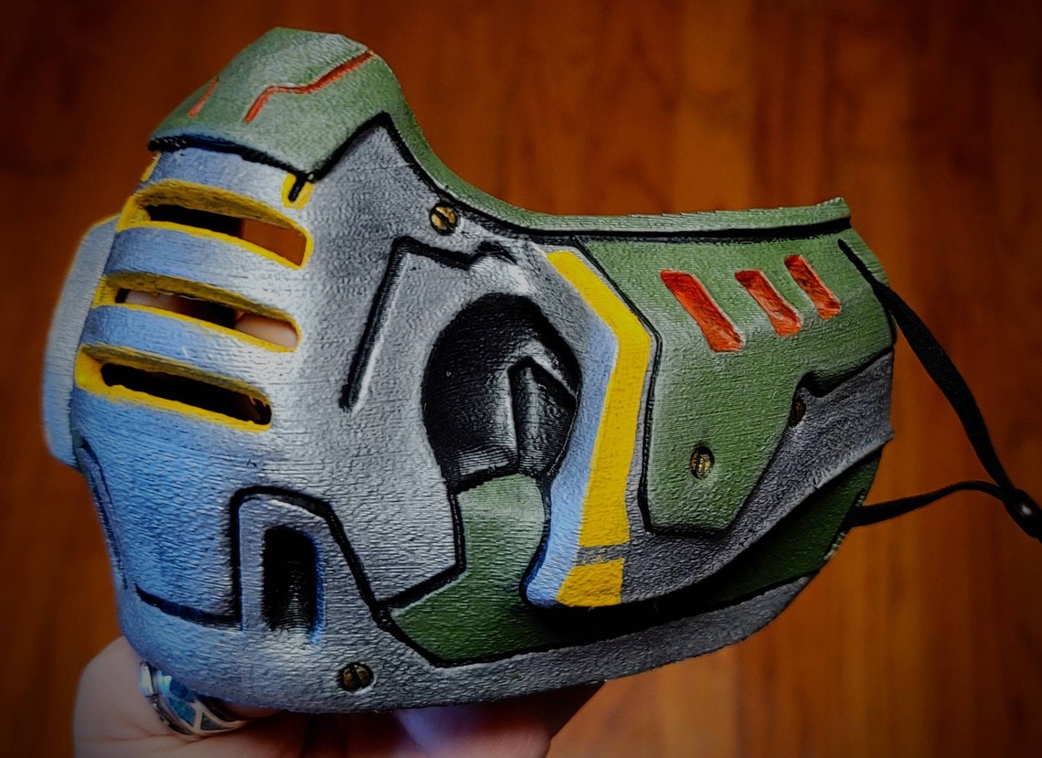 Doom Mask: Video Game Replica Custom Painted 3D Printed - Etsy