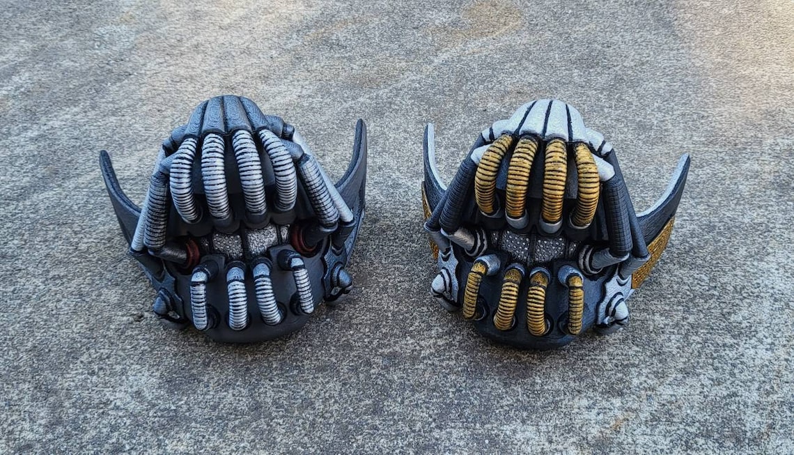 Screen Accurate Bane Mask 3D Print Dark Knight Cosplay - Etsy